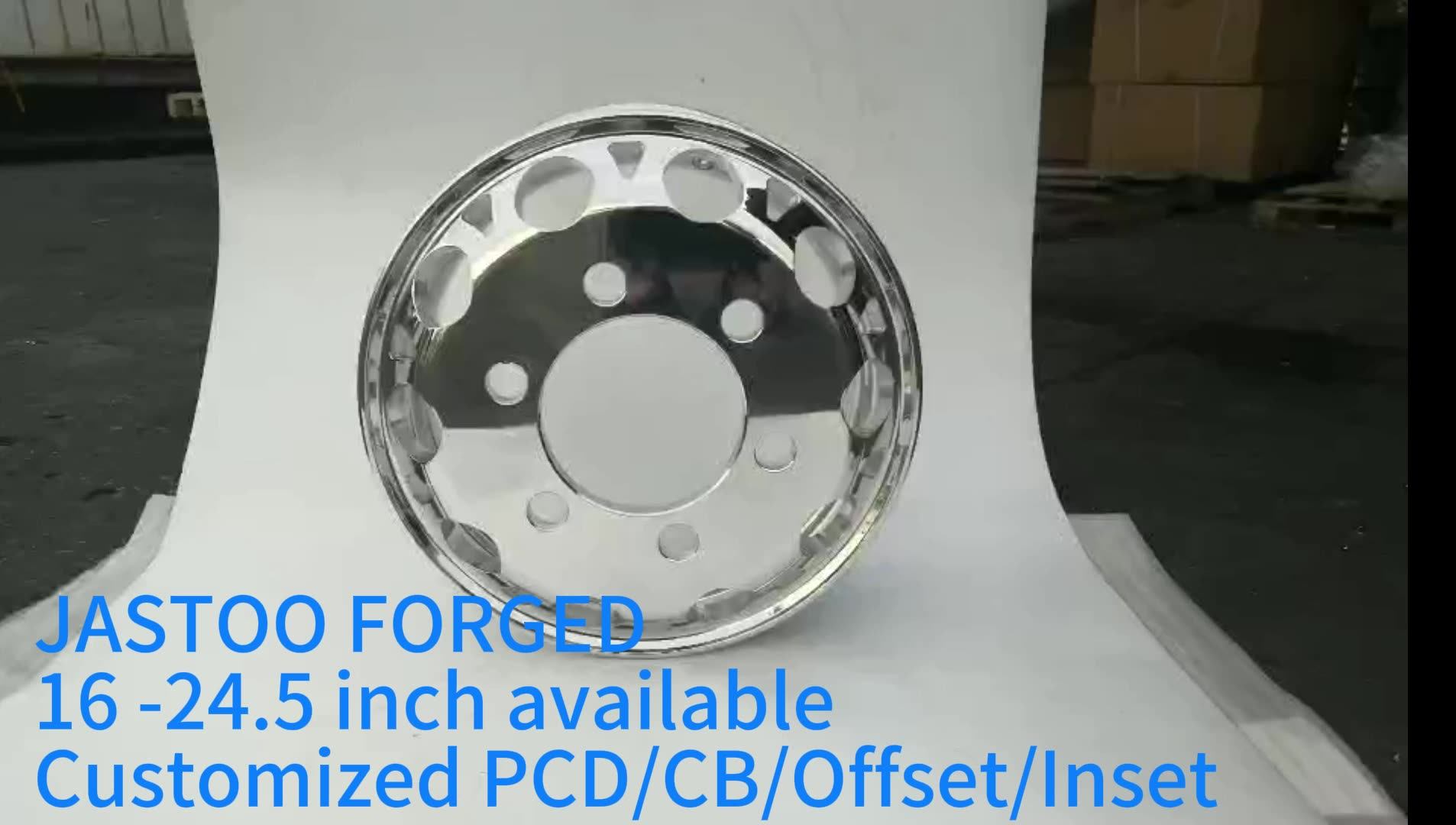 Forged Wheels For Truck Wheel Dual Rims Polished Pcd 335 Made In China ...
