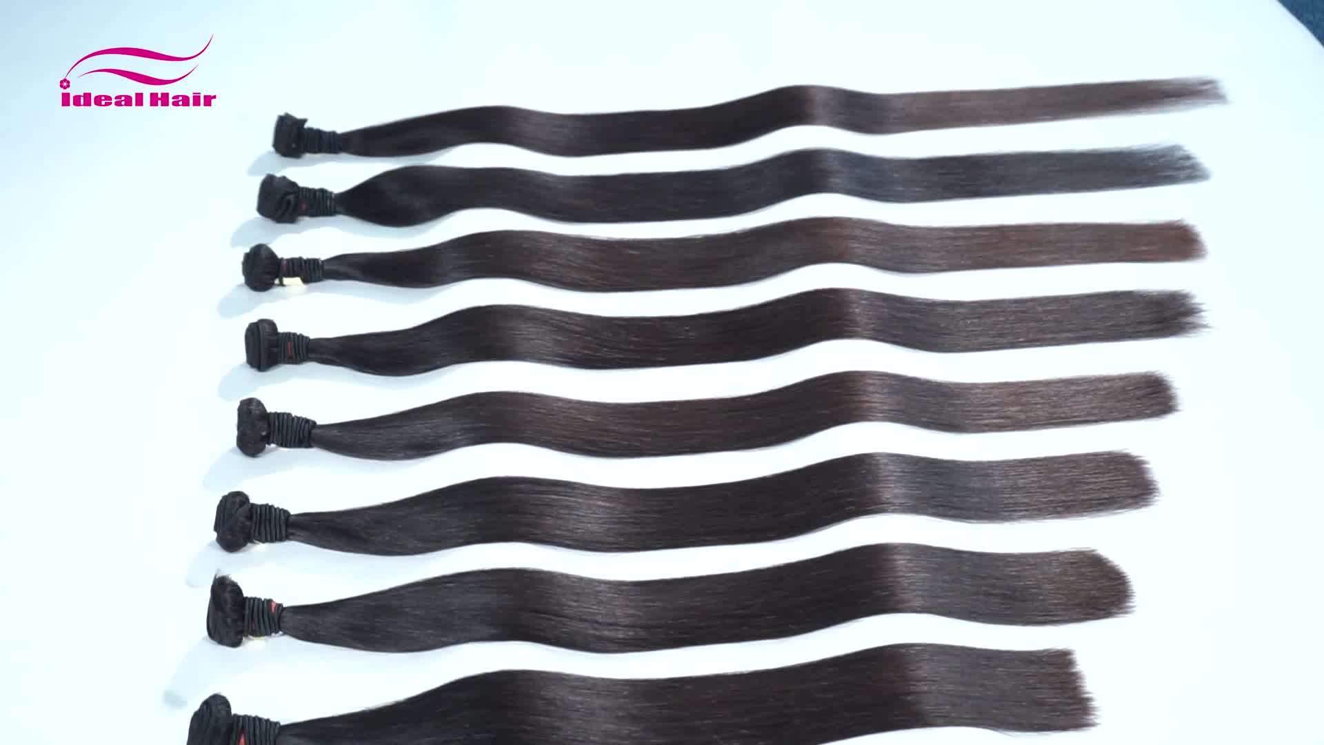 Top Darling Human Hair 60 Inch Long Remy Natural Wave Hair Extensions ...