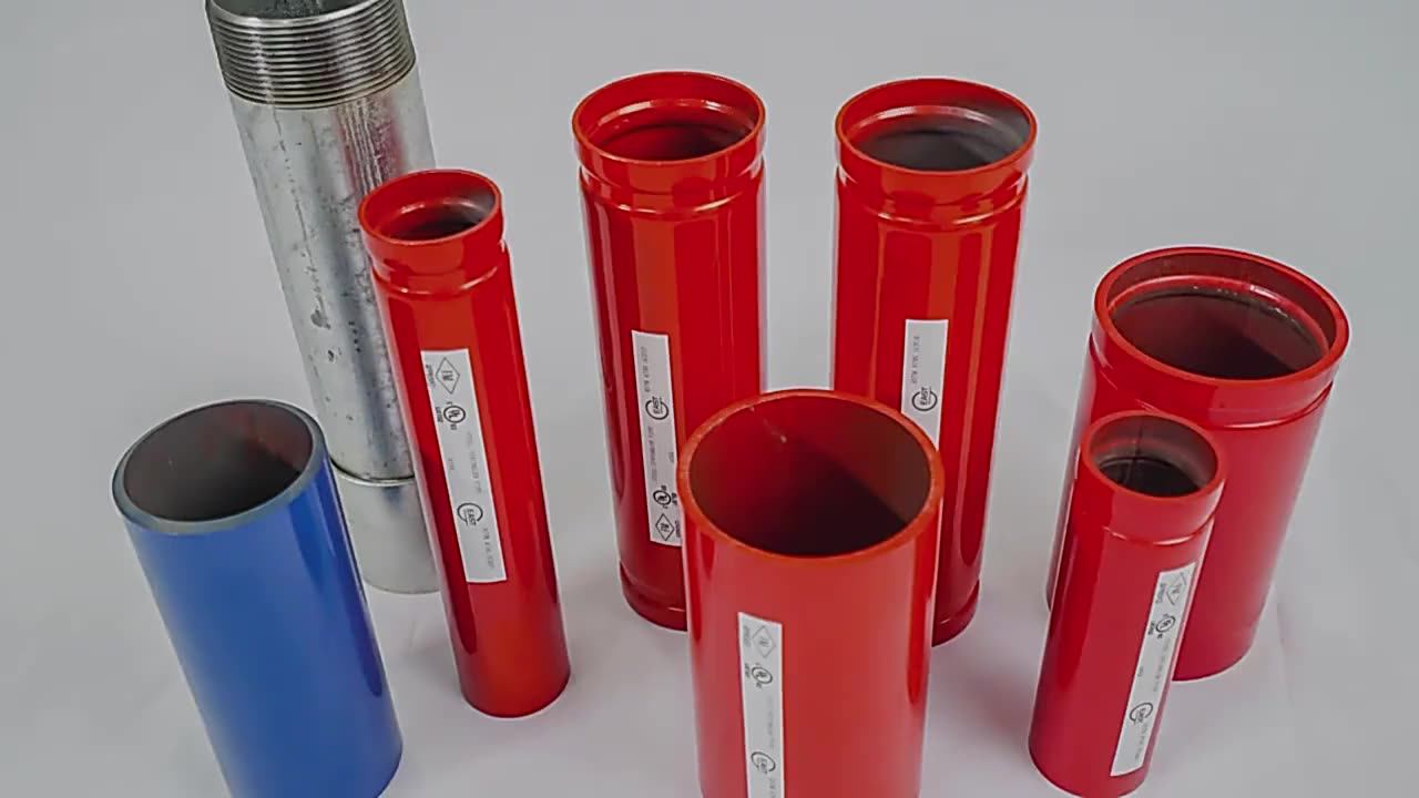 Astm A795 Ul Fm Fire Fighting Sprinkler Steel Pipe Tuberia Contra ...