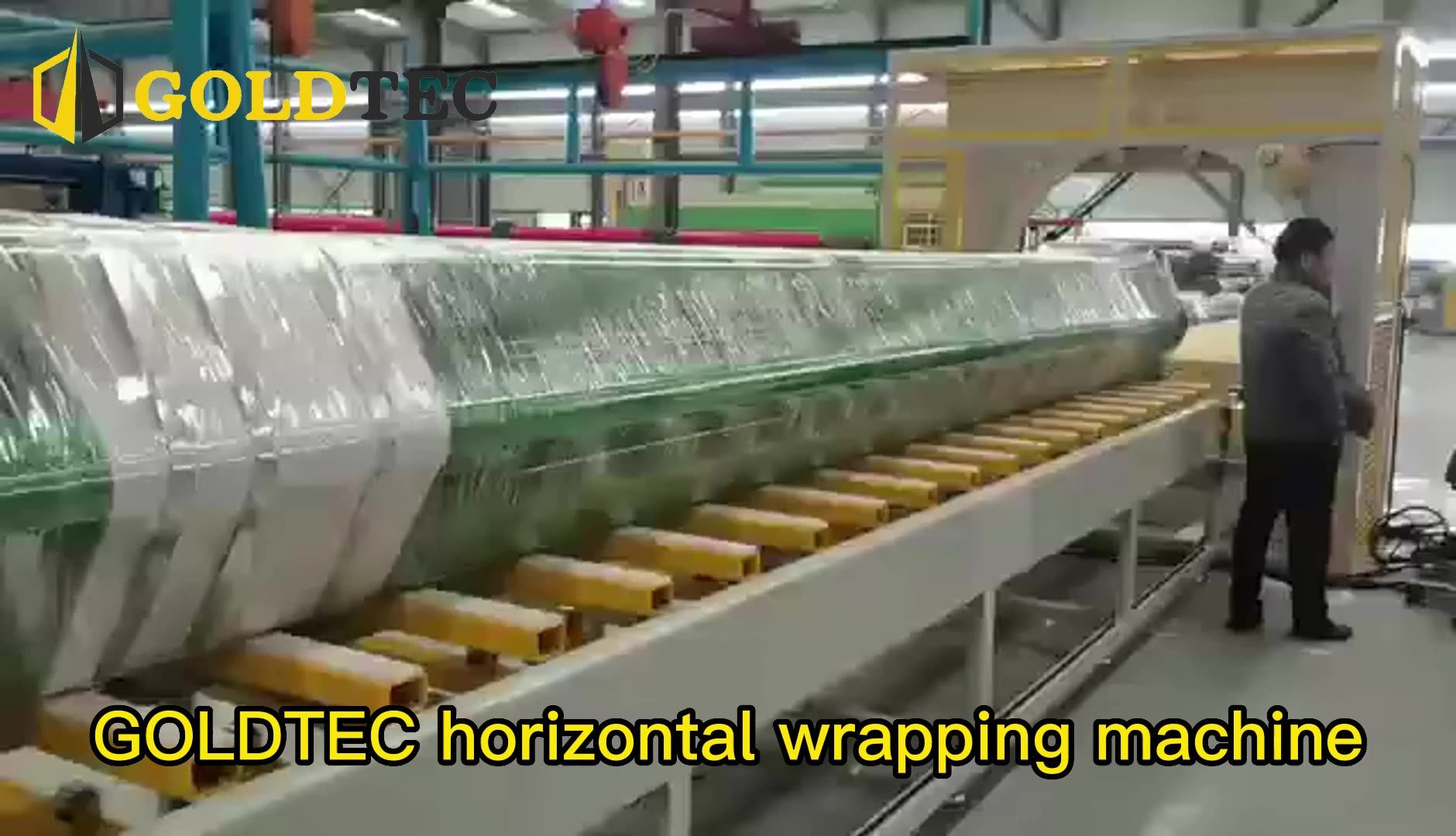 Horizontal Orbital Wood Door Wrapper Stretch Wrapping Packaging Machine ...