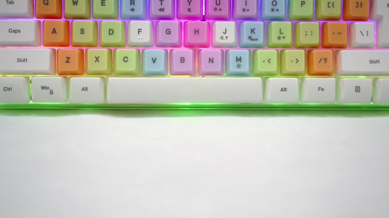 Sama 60% Rgb Gaming Keyboard Mechanical Feel Rgb Backlit 61 Keys Usb ...