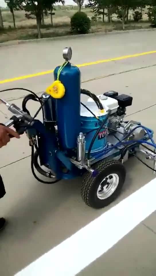 Hand Push Airless Cold Spraying Road Line Marking Machine - Buy Cold ...