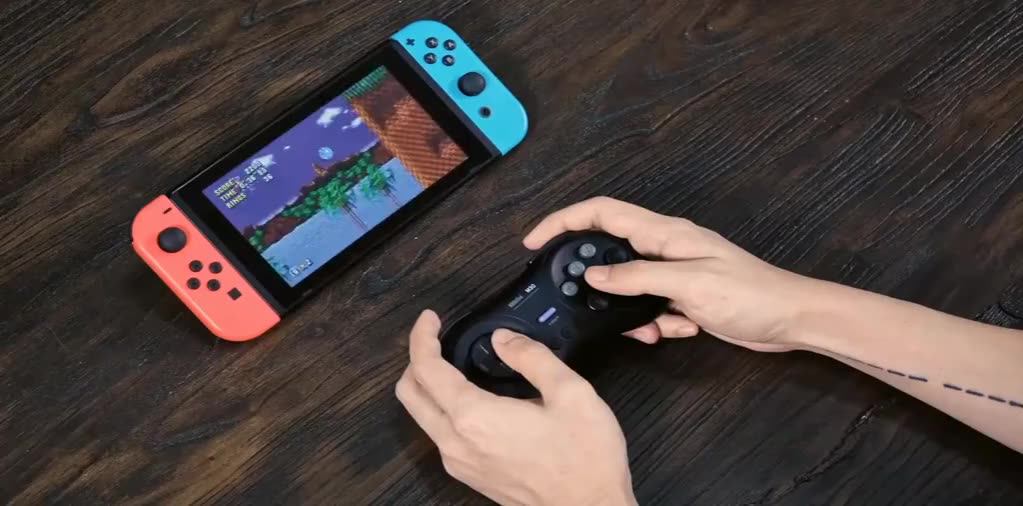 8bitdo M30 Blue Tooth 2.4g Wireless 6 Buttons Mini Ergonomic Design ...