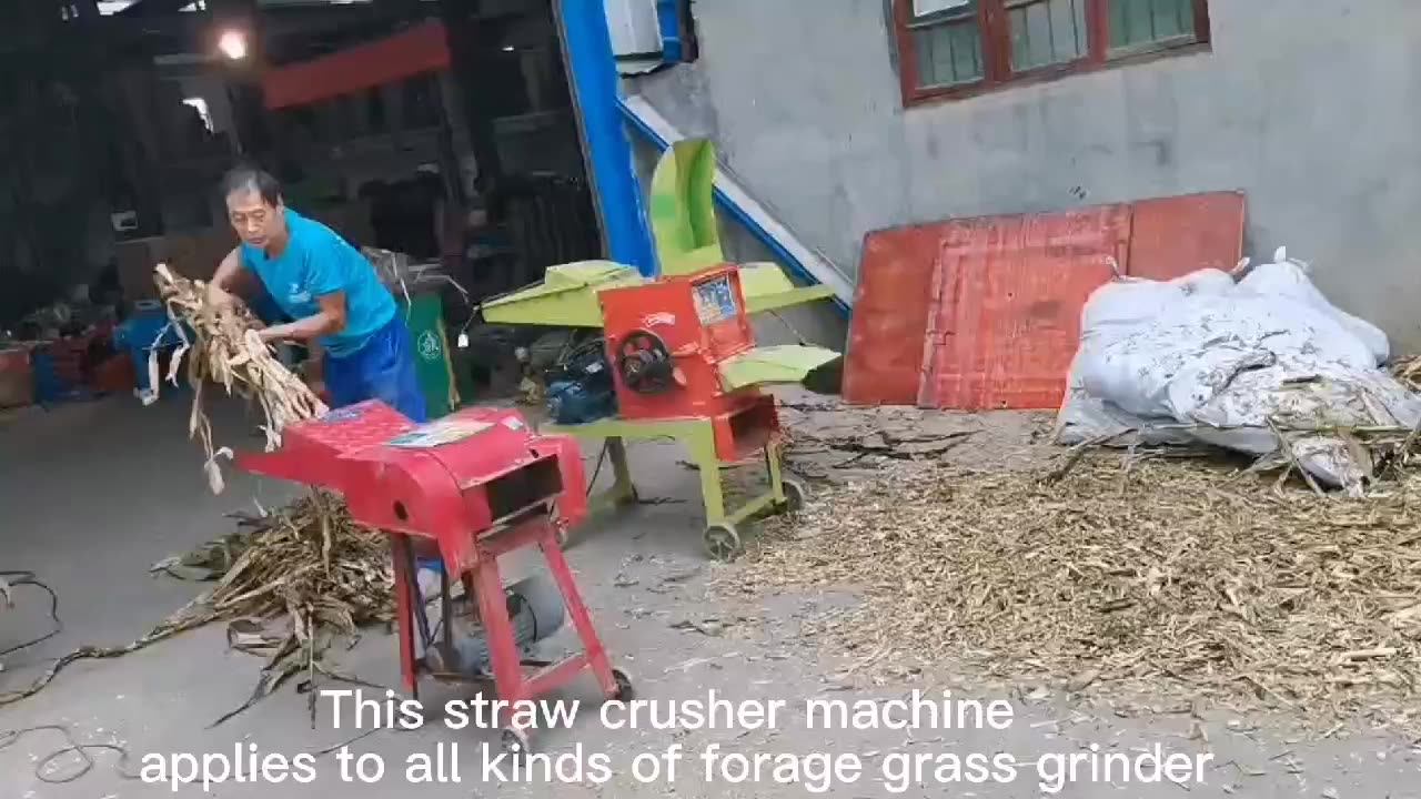 Homemade Picadora De Forraje Pasto Mini Hay Straw Grass Cutting Chopper ...