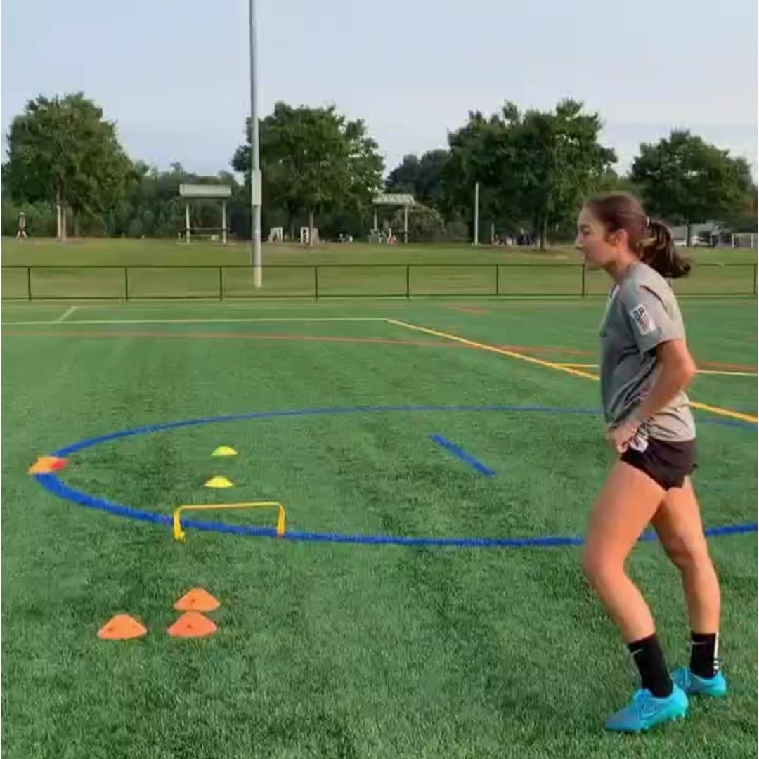 2inch Soccer Cones Agility Training Disc Cone With Carry Bag And Holder ...