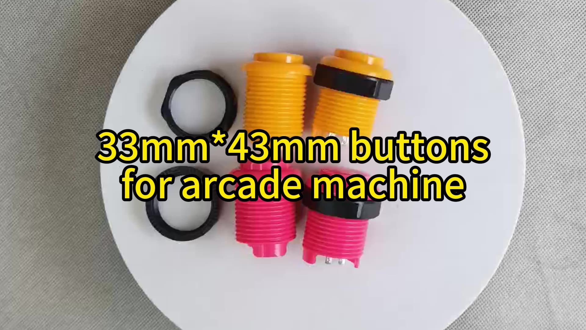 33mm Push Buttons For Arcade Machine Traditional Coin Operated Game ...