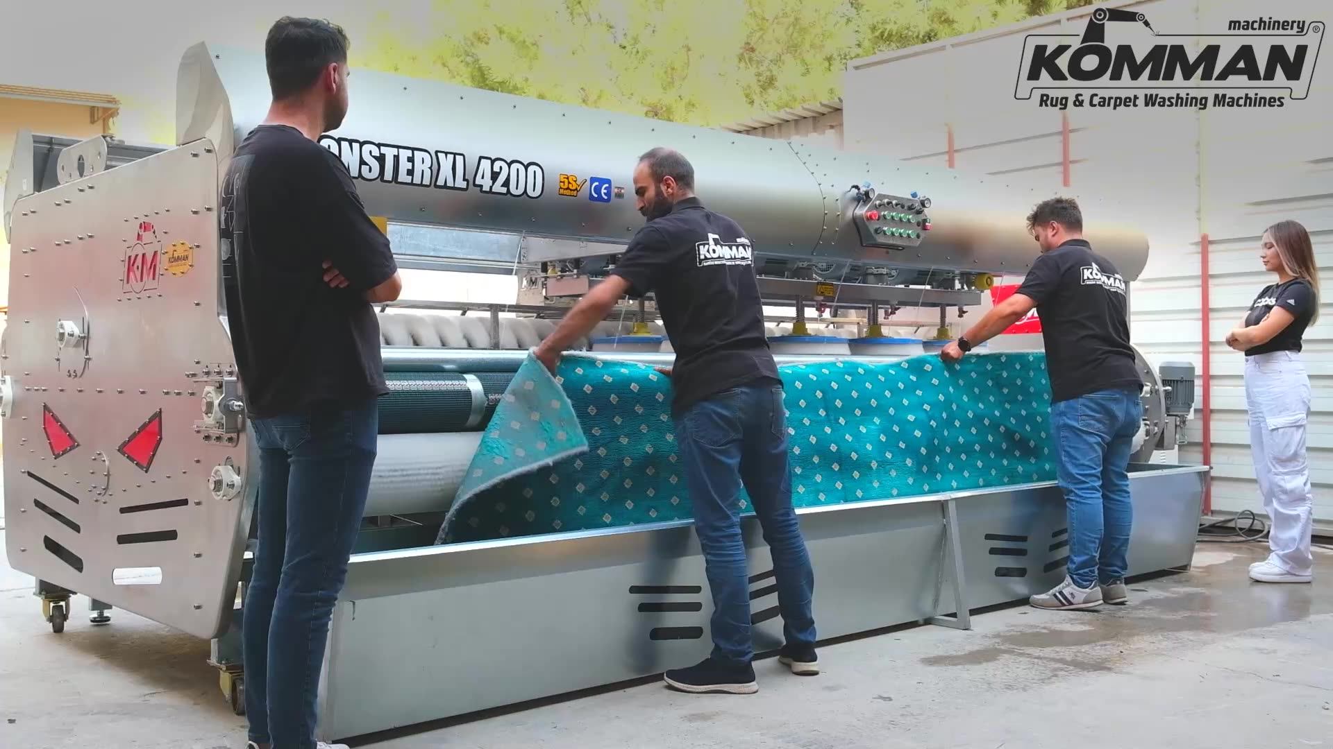 Full Automatic Carpet Washing Machine -monster M 2700- 2.70 Meter ...