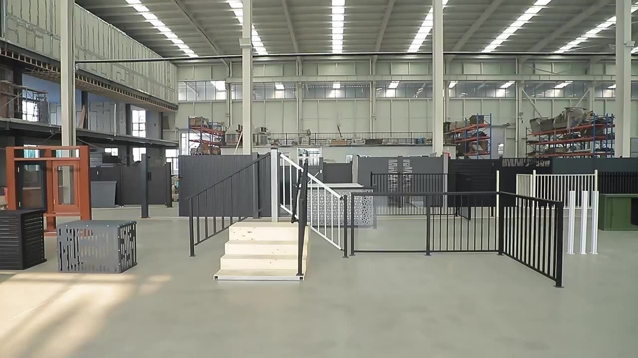 Factory Supply Aluminum Stair Railing Top Quality Exterior Wrought Iron ...