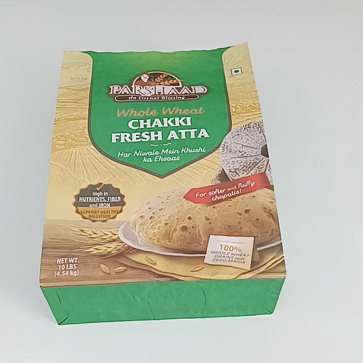 Kraft Paper Poly Lined Corn Starch Packaging Bag 5kg 20kg Food Grade ...