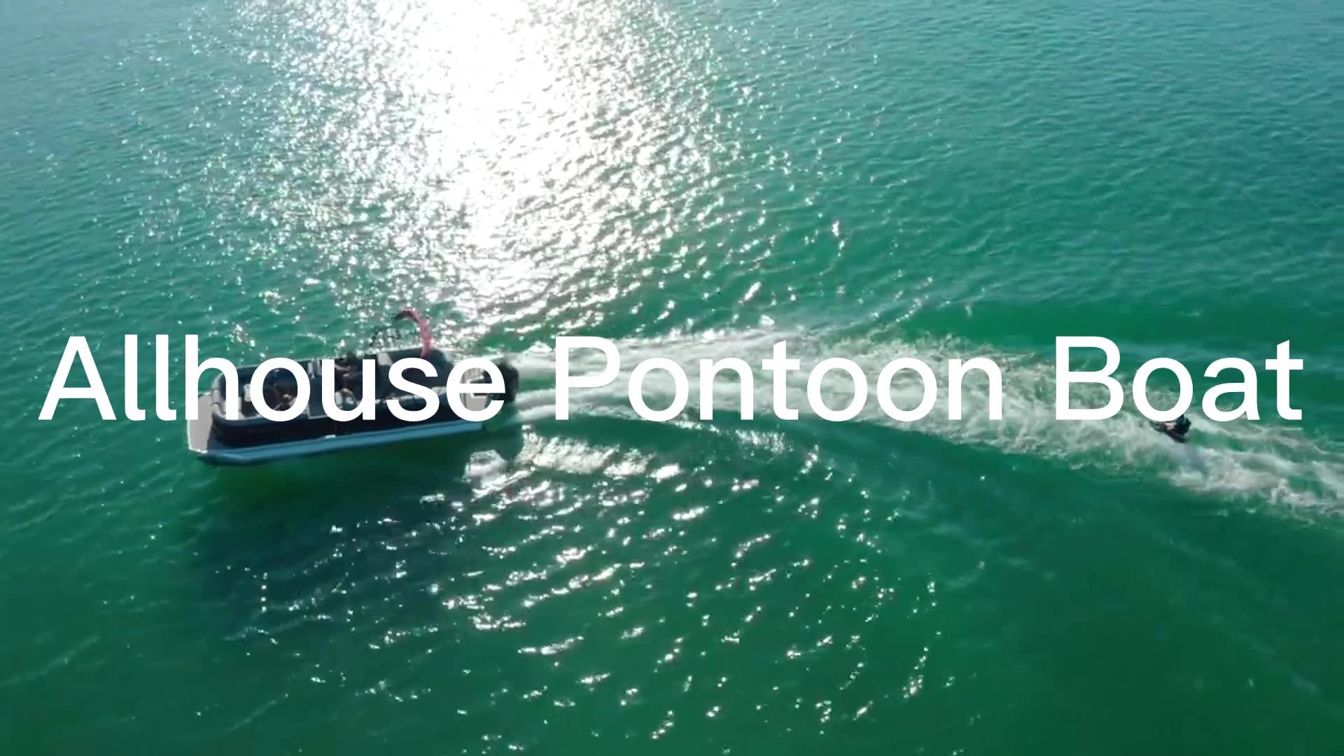 Houseboat 27ft Large Luxury High End Sport Tritoon Pontoon Boat For ...