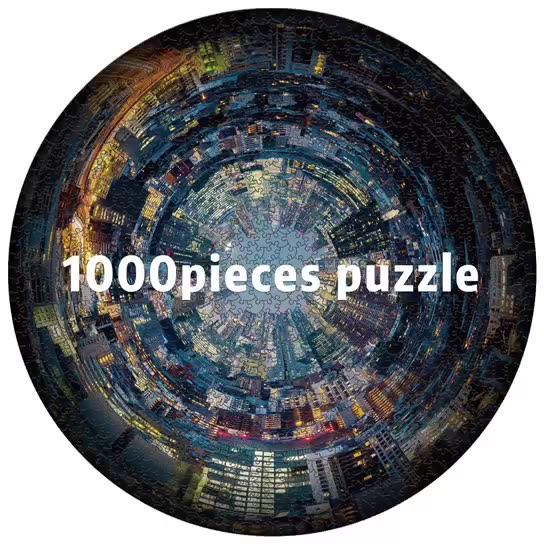 Custom Round Puzzle 1000 Pieces - Buy Puzzle 1000 Pieces,Custom Puzzle ...