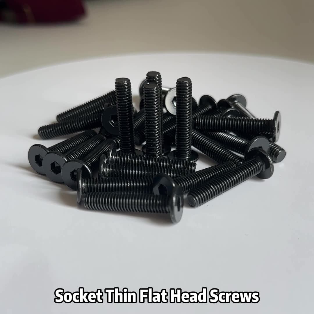 M2.5 M3 M4 M5 M6 M8 M10 M12 Black Stainless Steel 304 Allen Bolt Hex ...