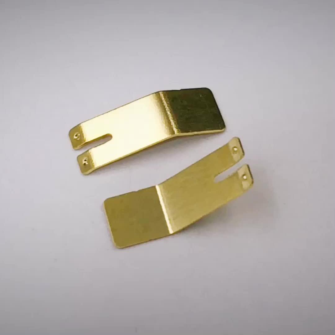 Cr2450 Gold Plate Battery Spring Contact Cr2450 Coin Cell Battery ...