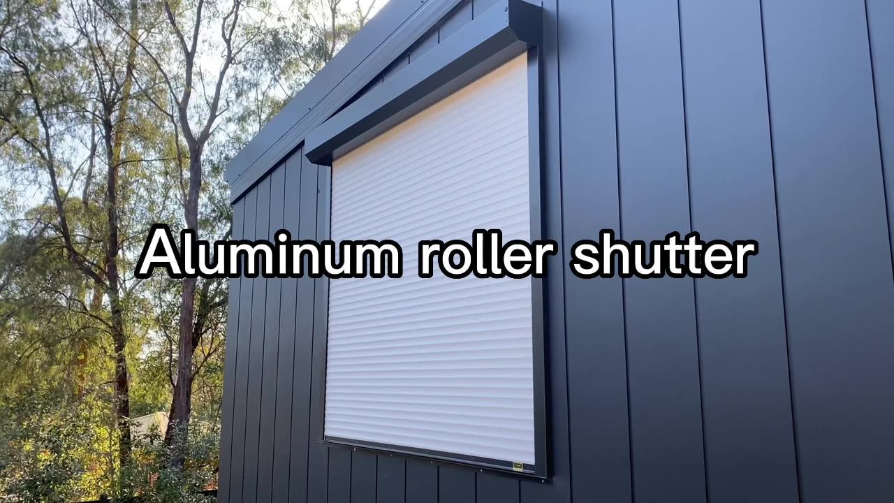 2024 Hurricane Proof Motorized Rolling Shutter Security Electric ...