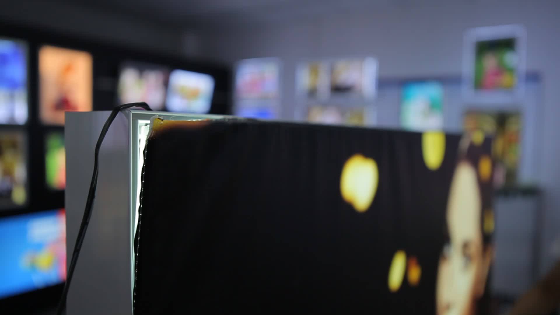 Led Double Sided Outdoor Light Box,Frameless Led Backlit Fabric Light ...