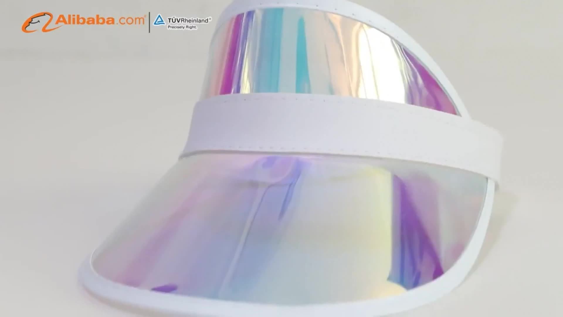 Wholesale Transparent Plastic Pvc Sun Visor Caps Hat Summer Sports Hat ...