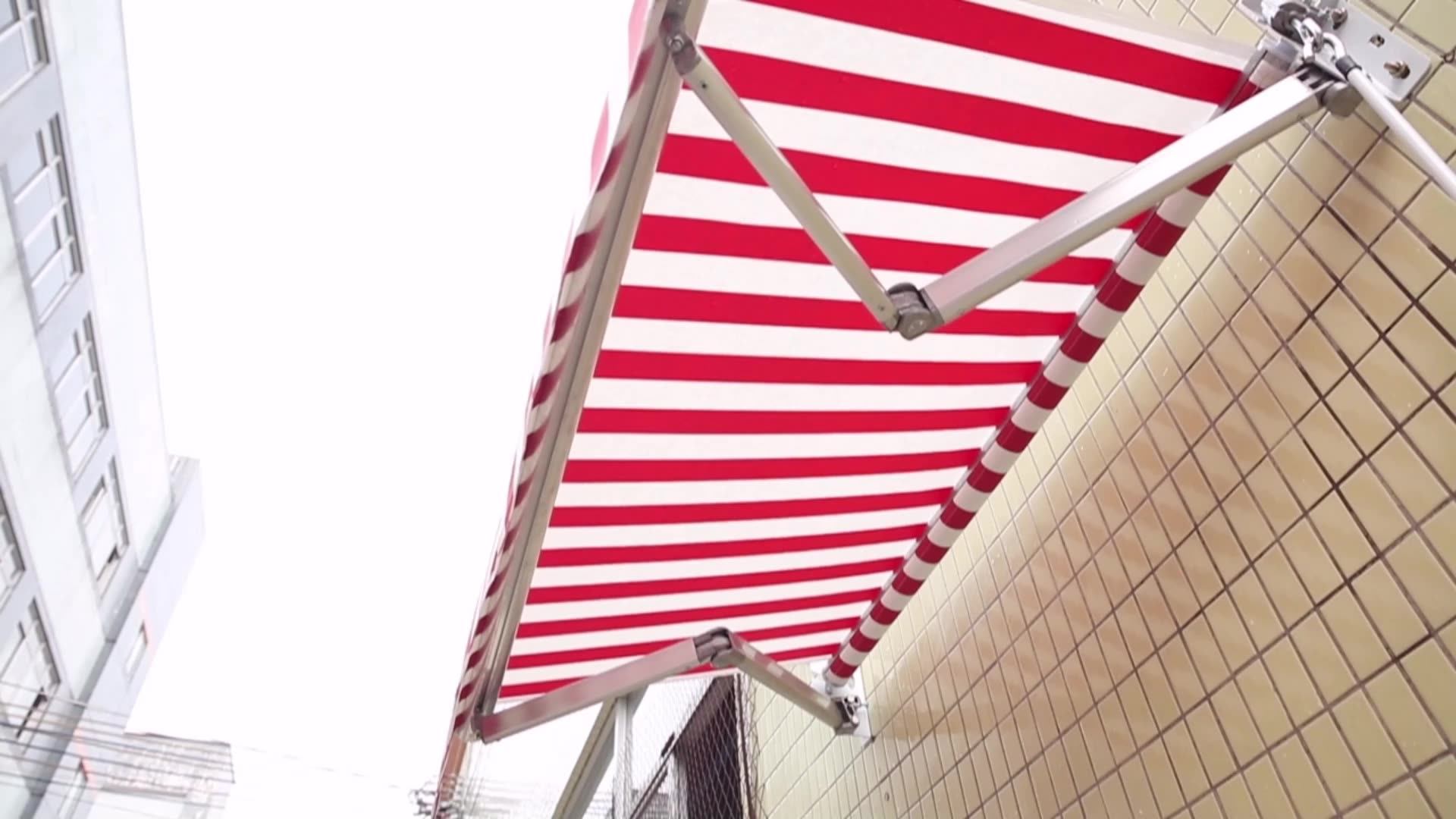 Outdoor Awnings Retractable Canopy Balcony Rainproof Aluminum Alloy ...