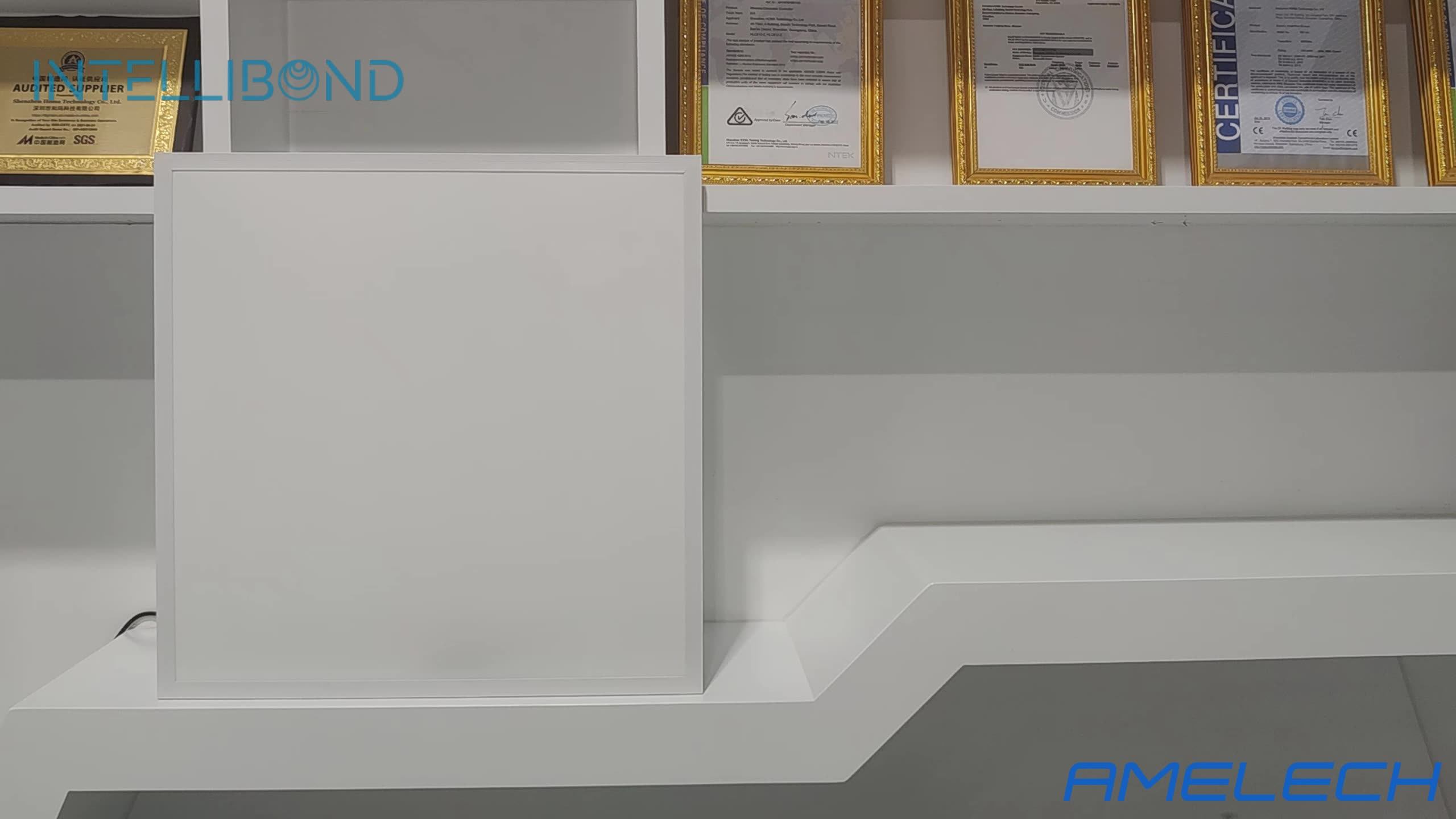 Intellibond Commercial 40w Dimmable Recessed Square Led Flat Panel ...