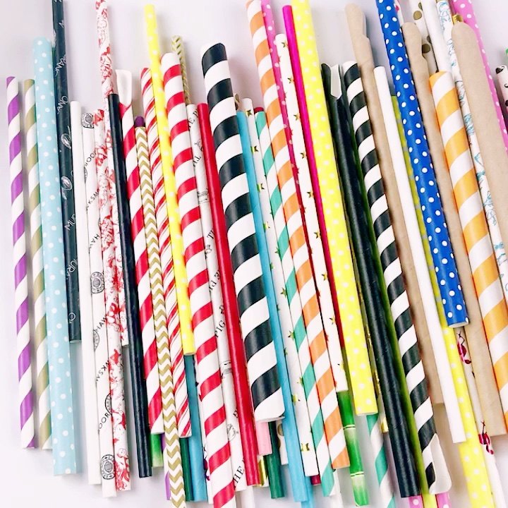 Fda Certified Straw Packaging Box Customized Straws Natural Box ...