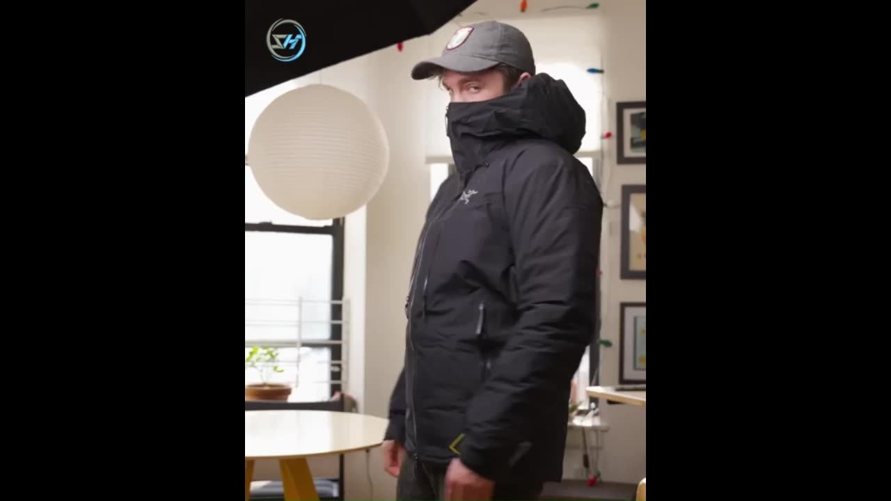 Shh Custom Mechanical Polyester Puffer Membrane Rain Jacket Waterproof ...