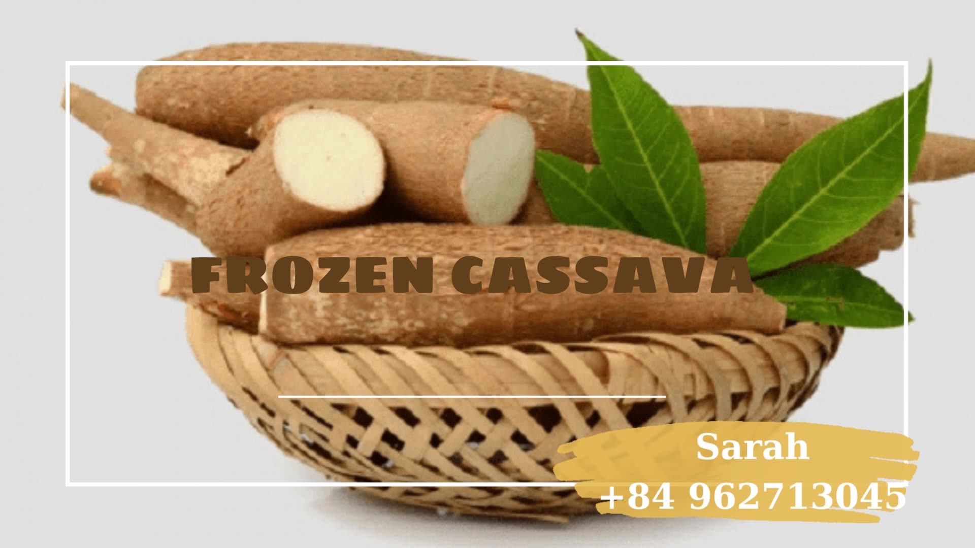 Frozen Cassava / Frozen Tapioca Origin From Vietnam - Frozen Cassava: A ...