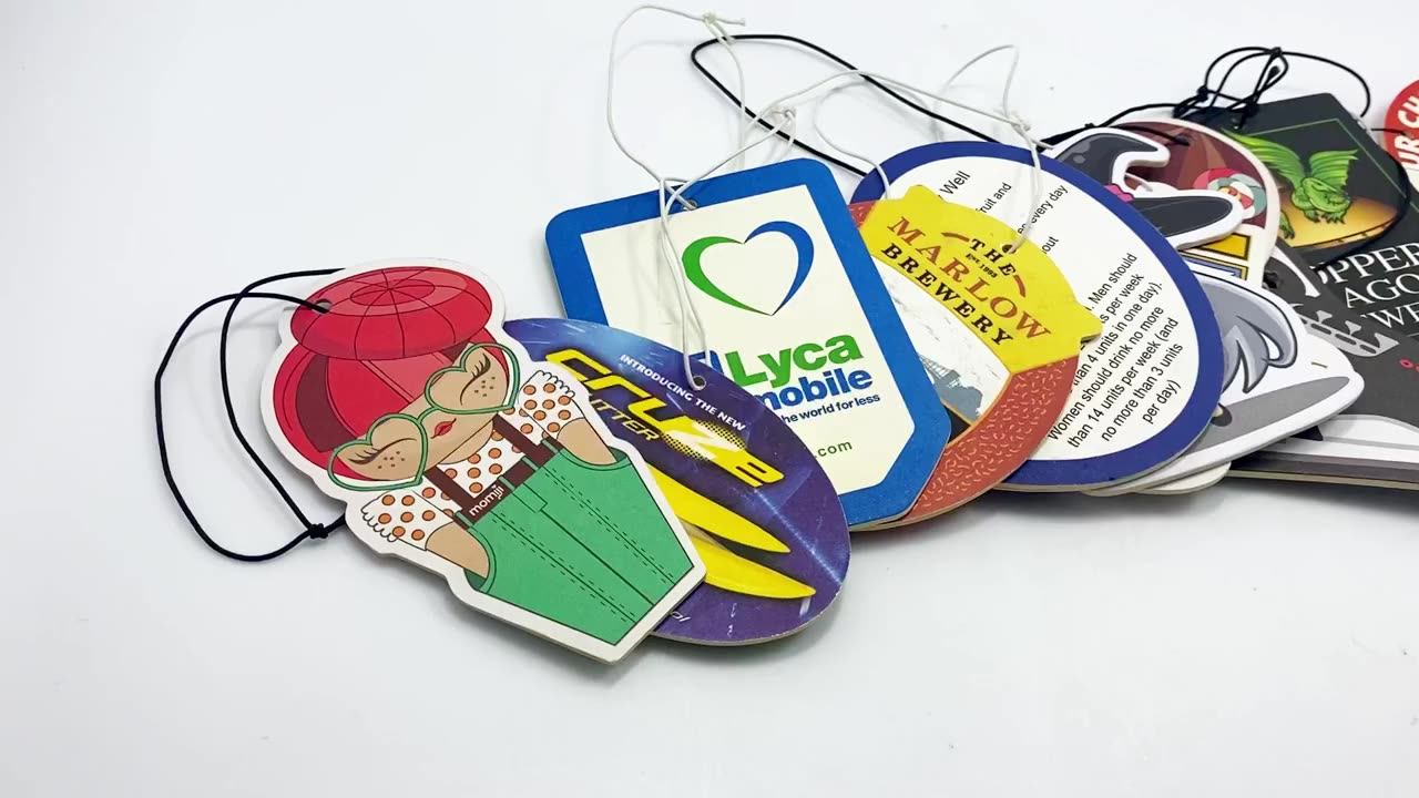 Hanging Car Perfume Custom Design Scented Card - Buy Car Air Scented ...