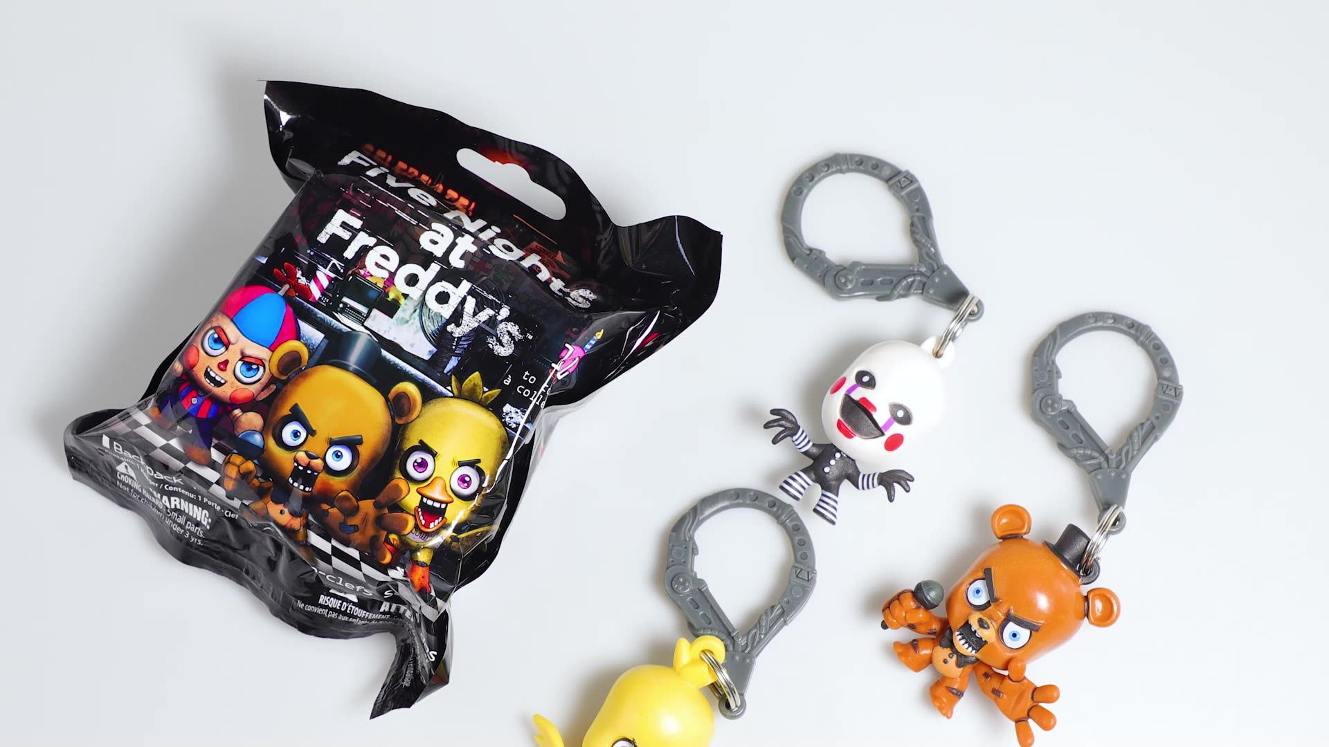 Custom Made Fnaf 3d Plastic Keychain Blind Bag Clip 5 Nights At Freddy ...