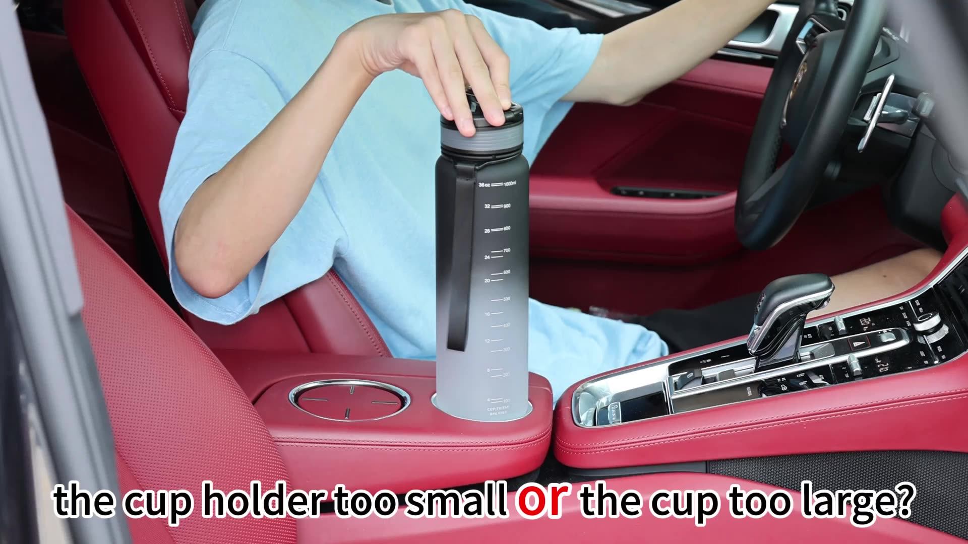 Universal Plus Integral Upgraded Car Coffee Water Cup Holder Expander ...