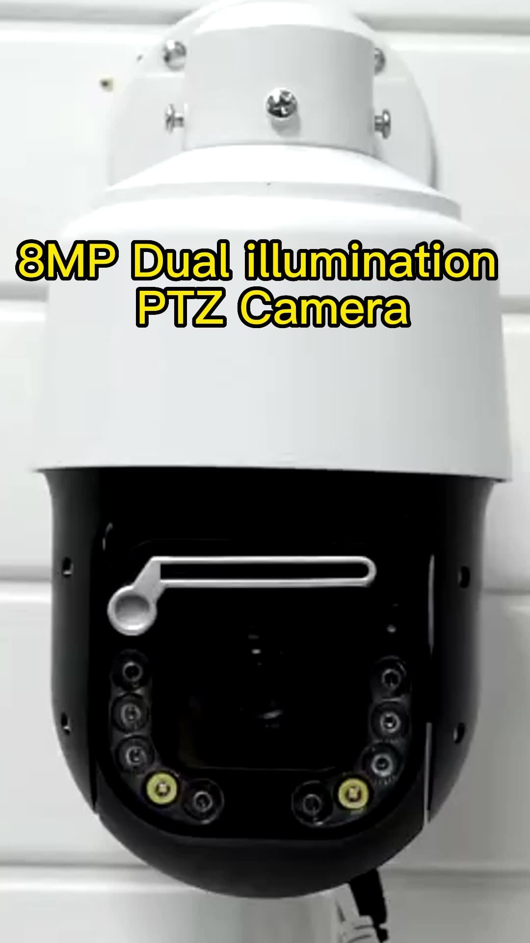 4k Ptz Outdoor Camera 18x Zoom With Wiper Ai Human/vehicle Detection ...