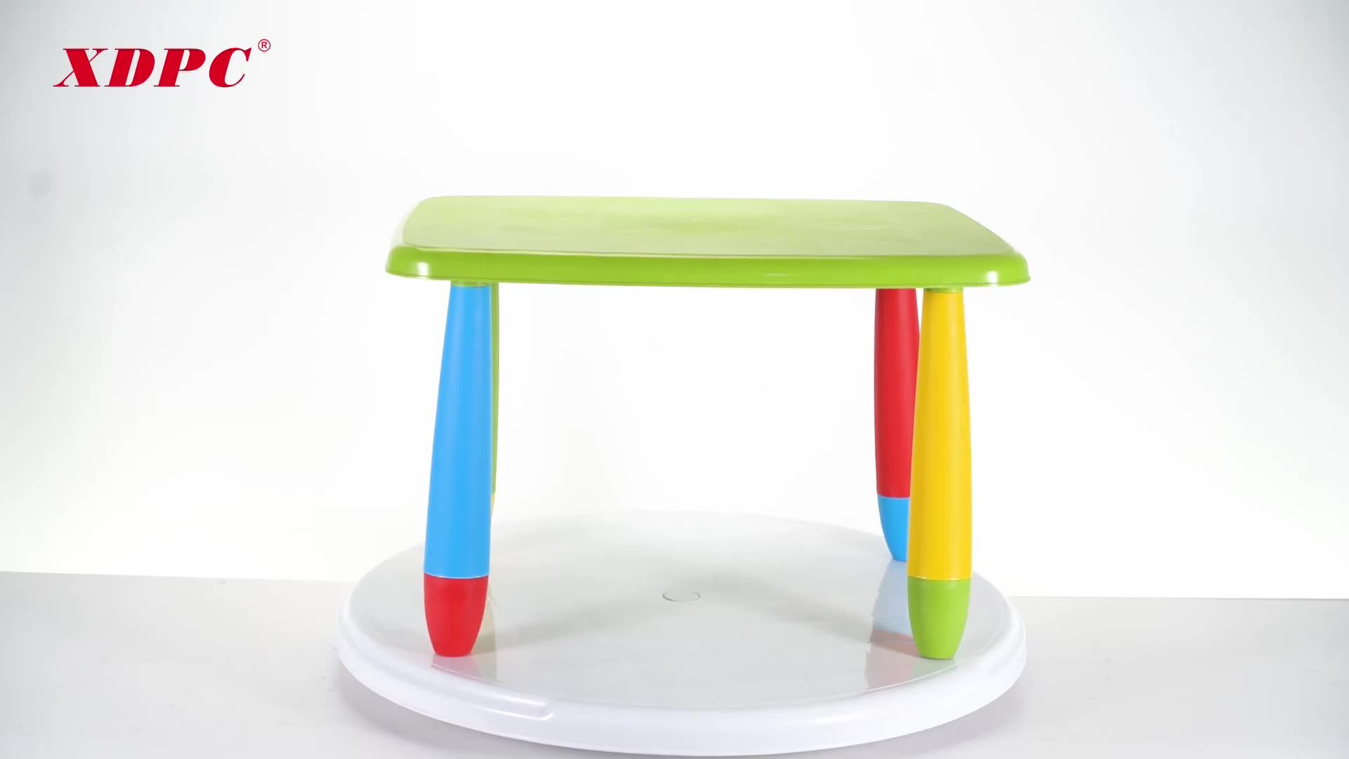 Light Used Preschool Furniture Kids Child Plastic Study Reading Table ...