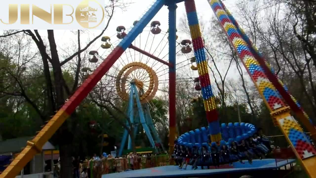 Portable Amusement Ride Carnival Rides Trailer Big Pendulum Chain Type ...