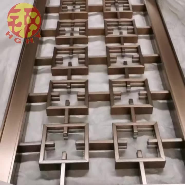 Dubai Collapsible Room Divider Privacy Screen Stainless Steel Indoor ...