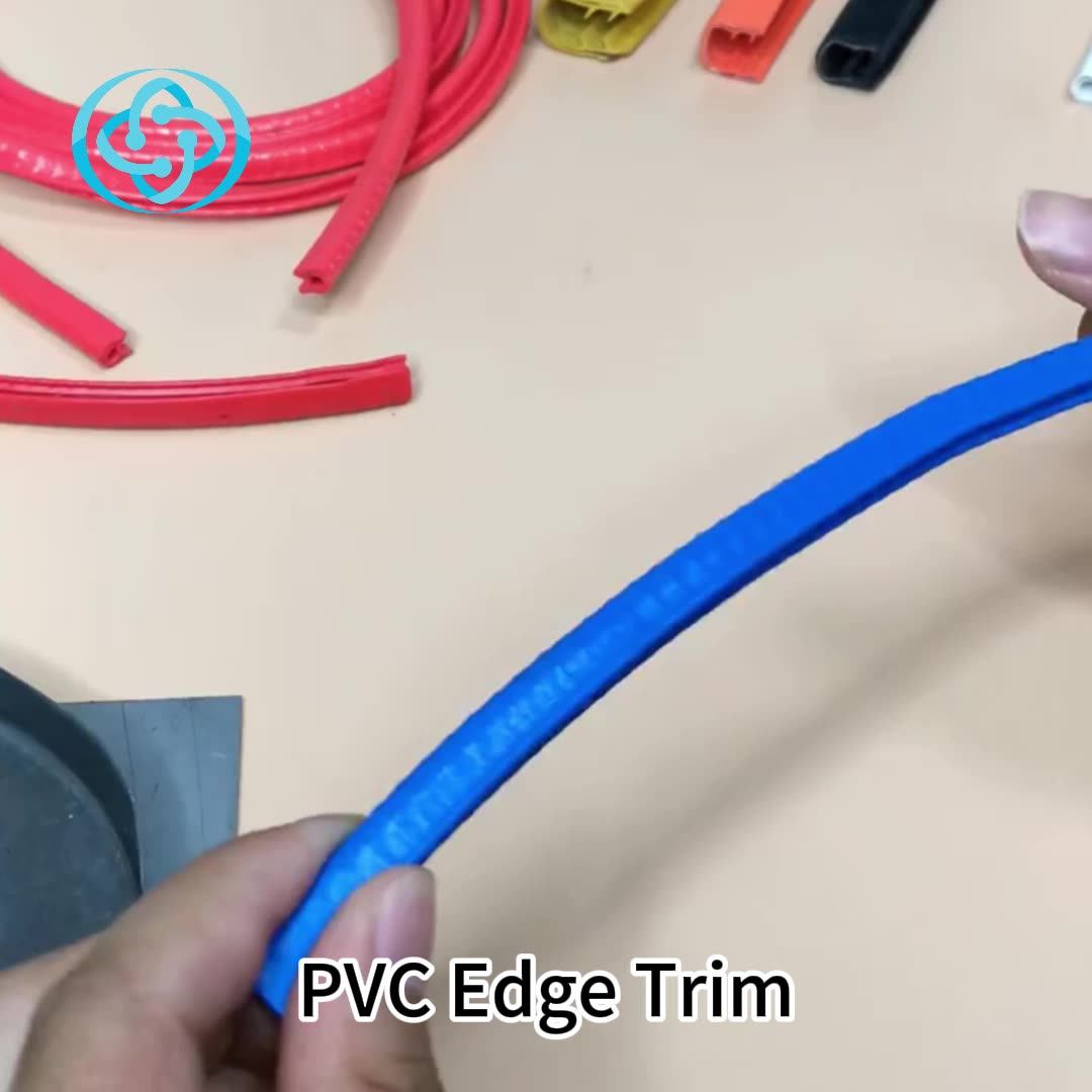 Flexible Rubber U Shape Channel Pvc Edging Trim Sealing Strip For Sharp ...