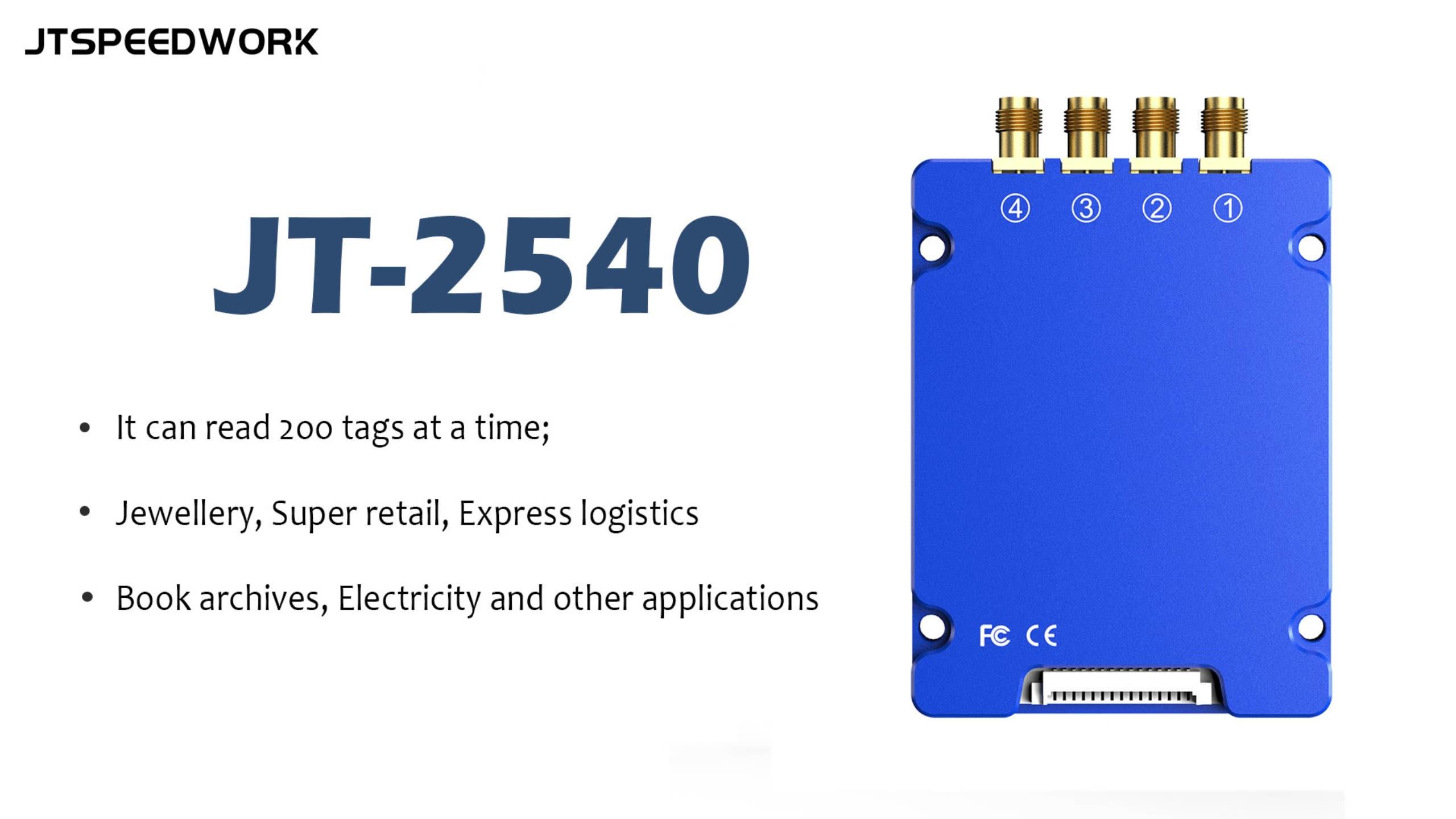Jt-2540 4-port Long Range Rfid Module 902~928mhz Or 865~868mhz Tm200 0 ...