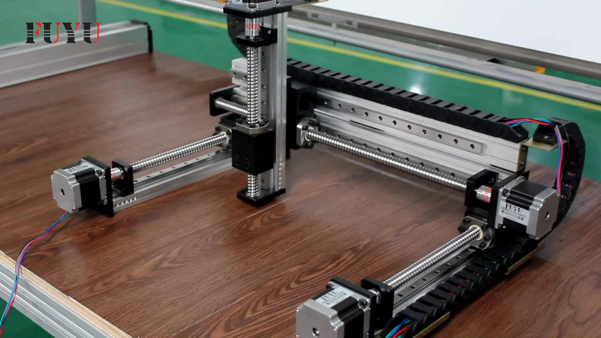 Multi-axis Ball Screw Linear Motion Gantry Module Cartesian Robot - Buy ...