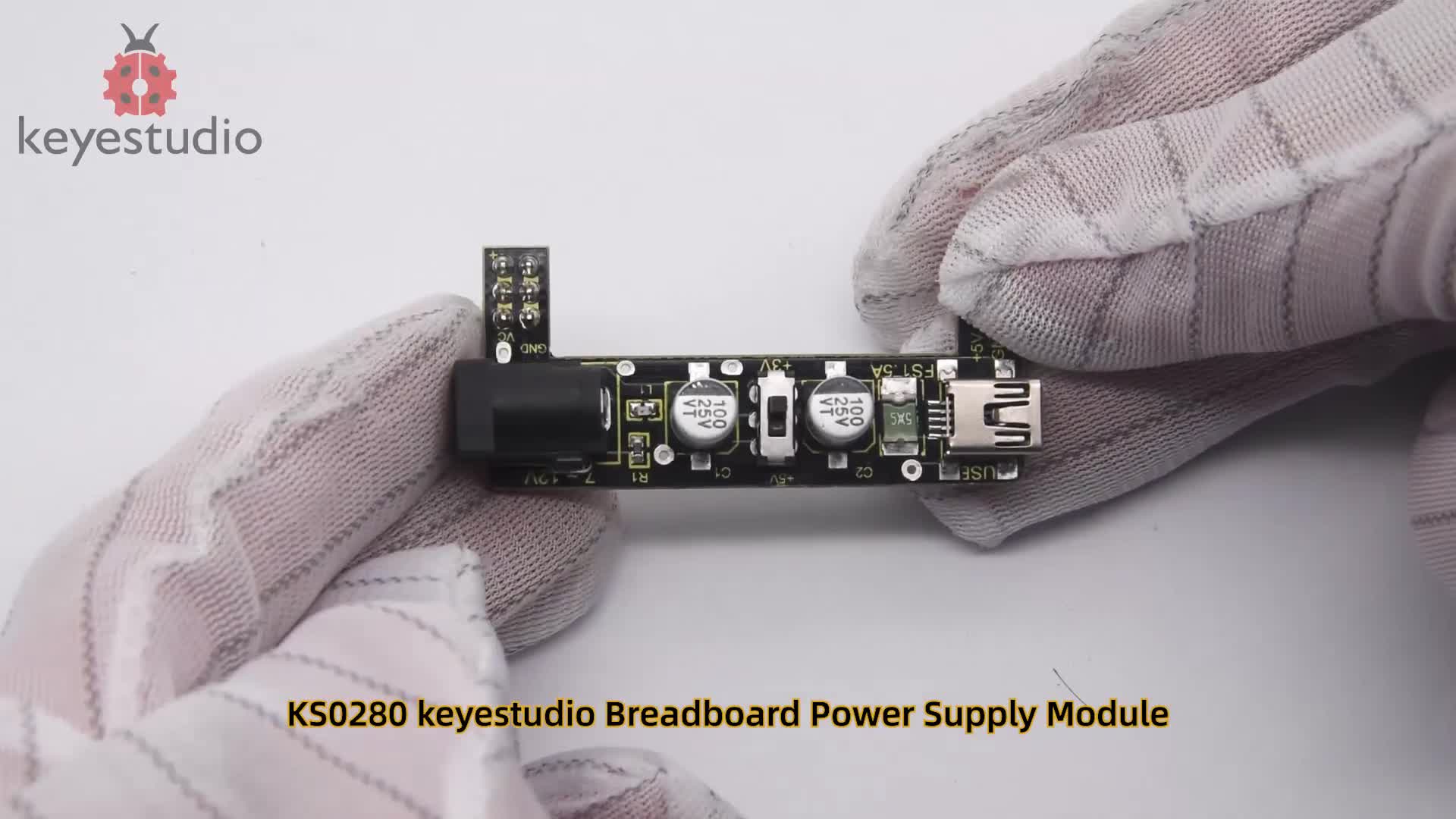 Keyestudio 5v Special Bread Board Power Supply Module For Mb102 ...