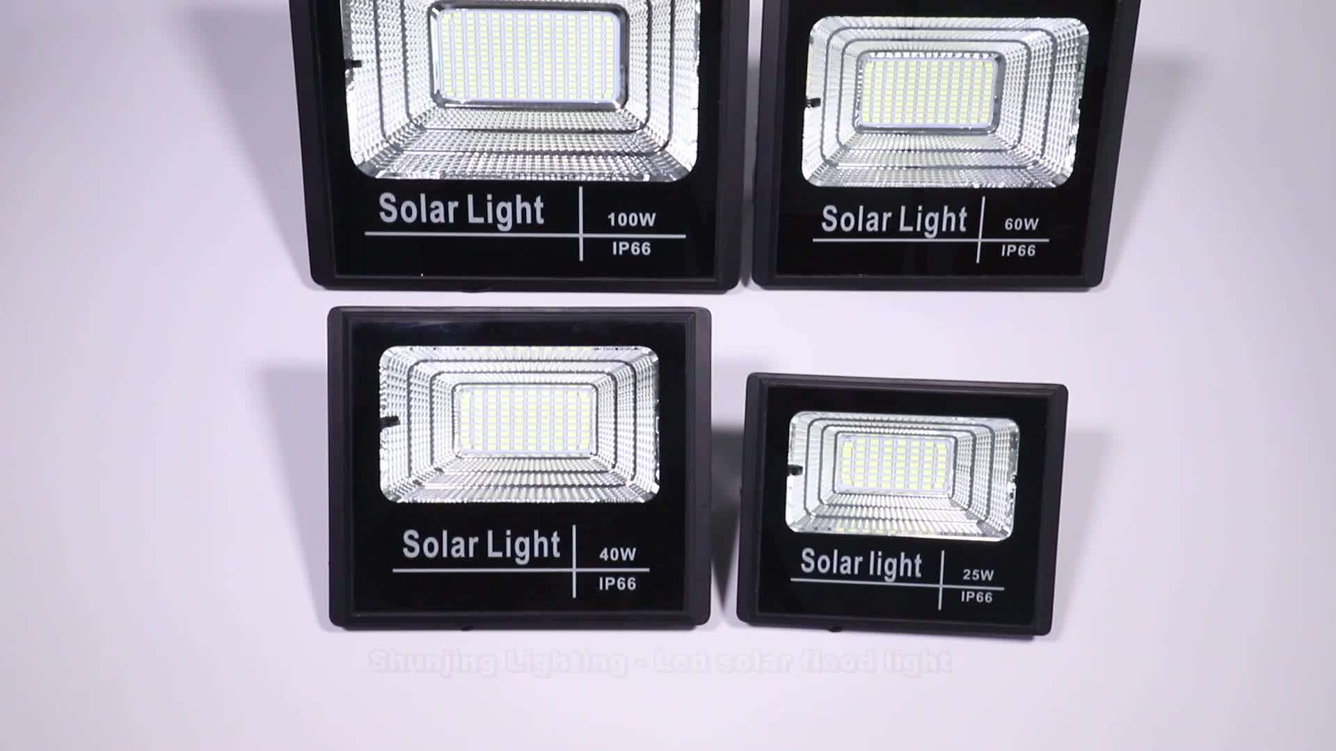 Outdoor Lighting Solar Reflector Power Light 25w 40w 60w 100w 200w 300w ...