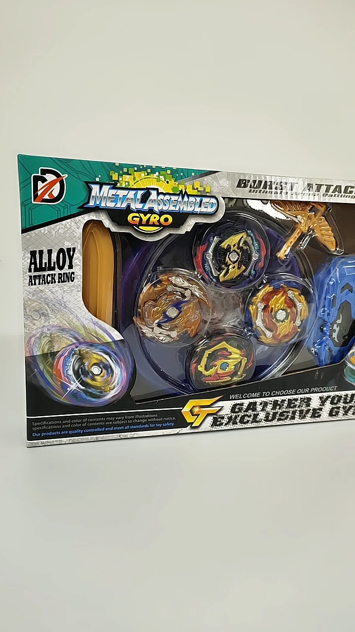 Battle Arena Metal Beyblades Burst Toys Set Spinning Top With Launcher ...