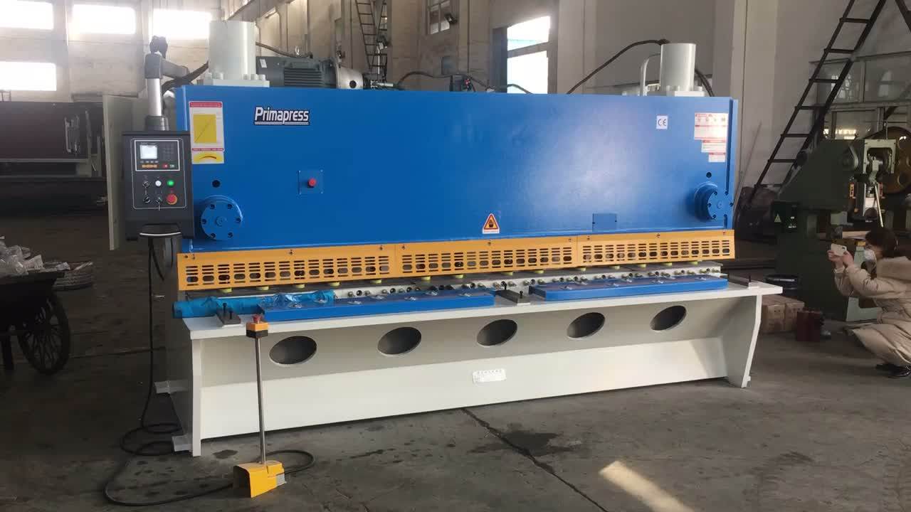 Qc 11k 6*4000 Guillotine Shearing Machine In Metal Cutting Machinery ...