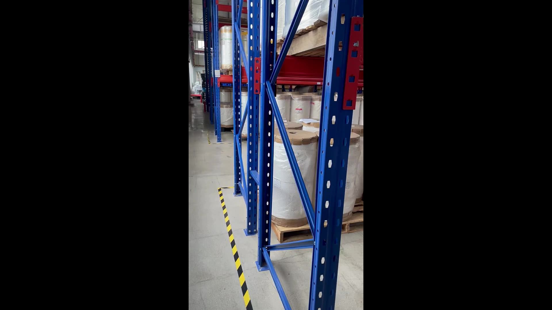 Warehouse Racking Large Capacity Selective Racking System Double Deep ...