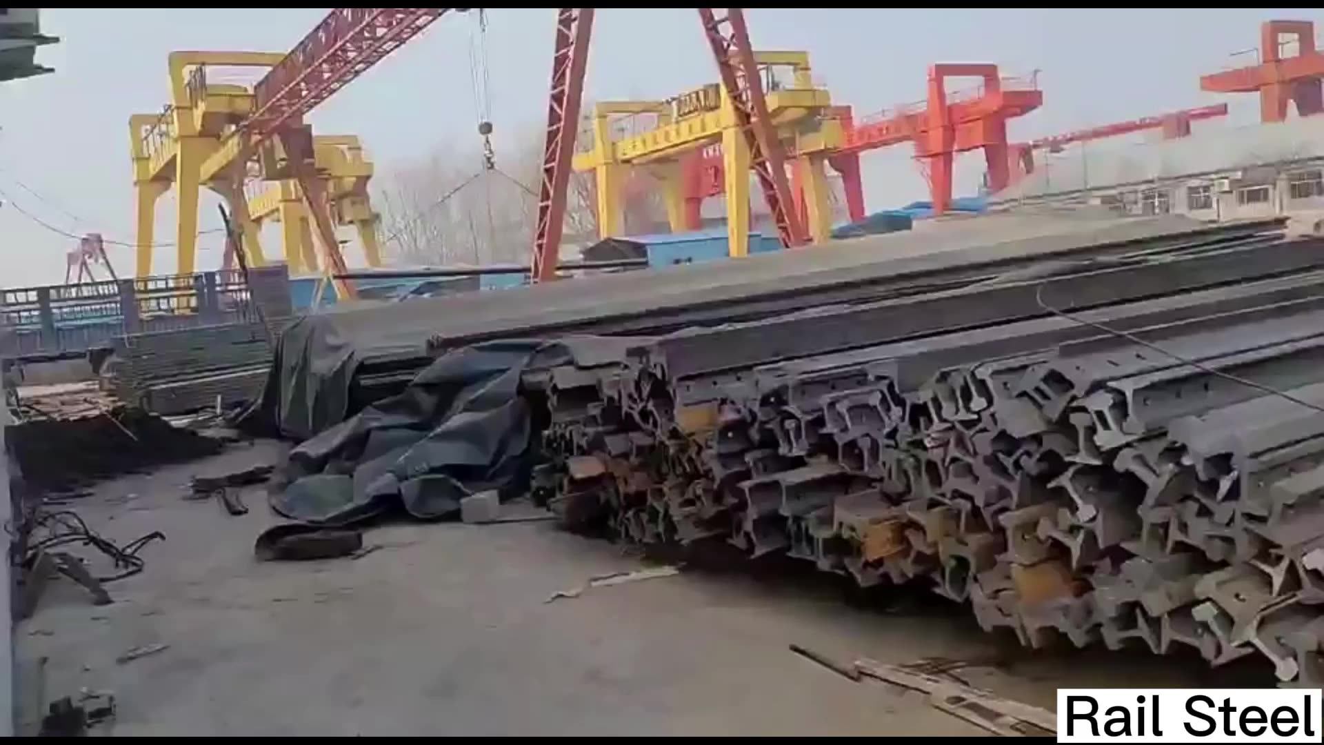 China Standard 18kg 22kg 24kg 30kg Railway Steel Rail Light Rail Price ...