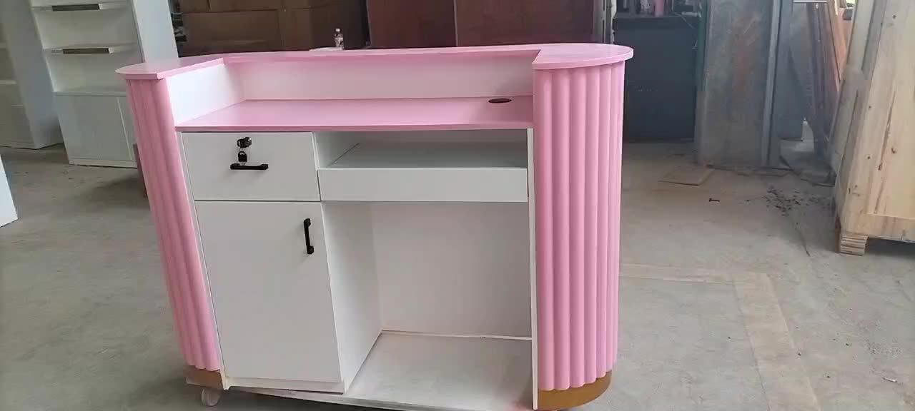 Luxury Design Wholesale Front Modern Used Wood Office Furniture Counter ...