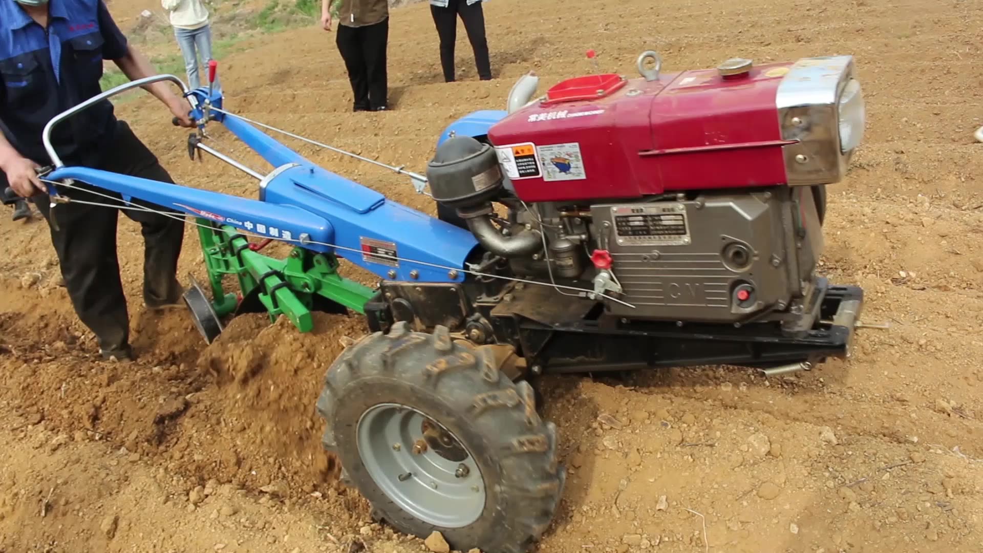 18hp Walking Tractors With Disc Plough 2 Wheel 15hp Diesel Walking Tractor Motocultor With ...