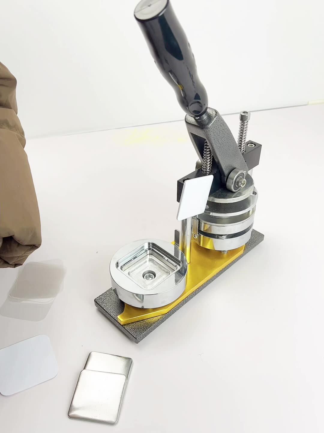 50mm Square Shape Magnet Machine Kit,Machine,Cutter,And 100 Sets ...