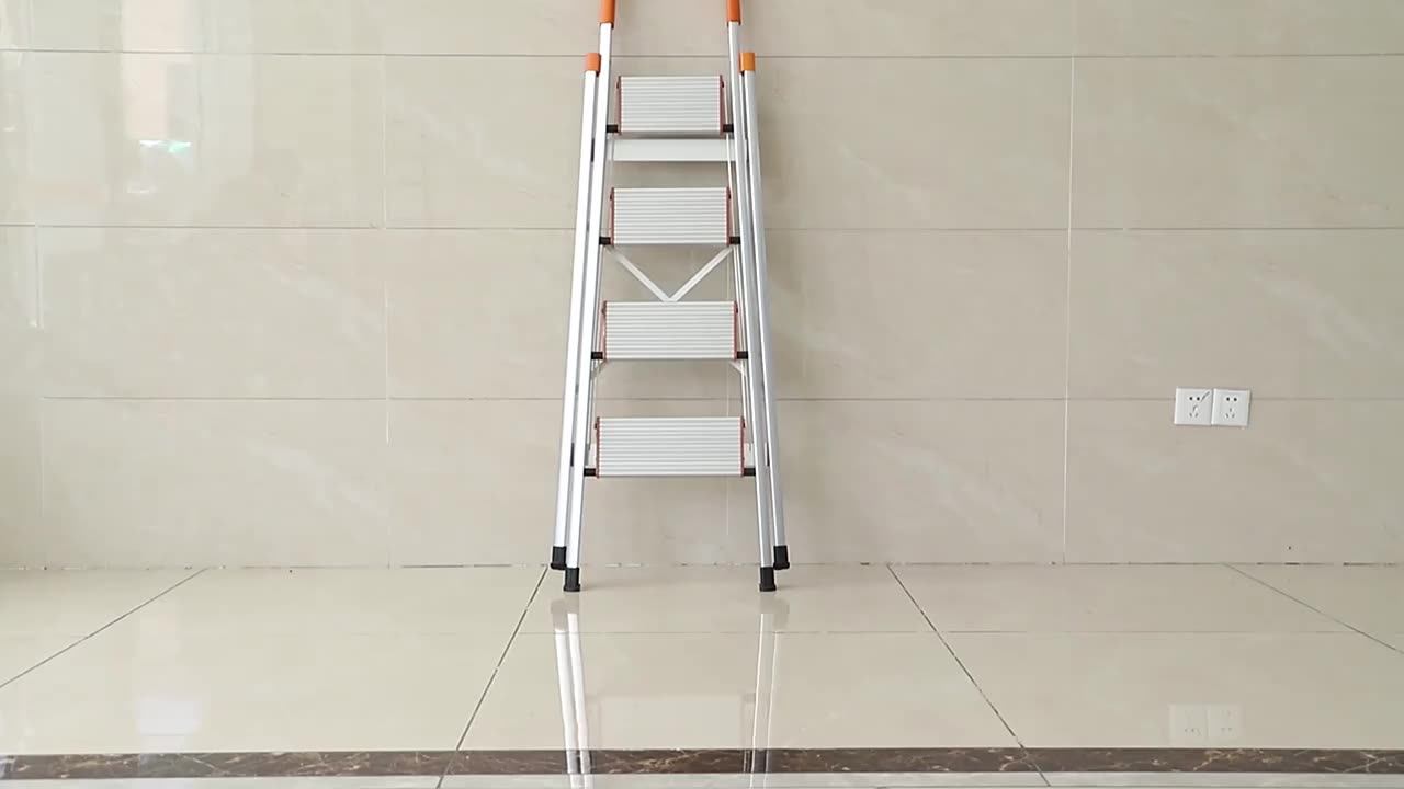 147cm D Type Light Ladder Loading 150kg Household Library Stairs - Buy ...