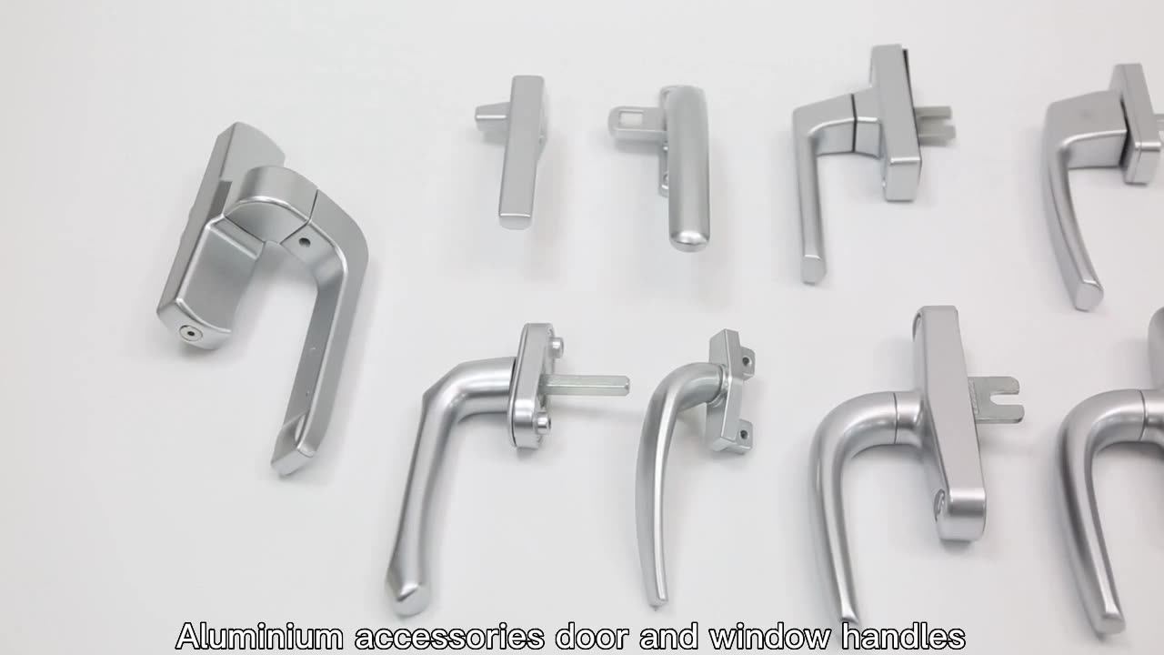 Powder Multi-point Lockable Fork Modern Door & Window Handles Handle ...