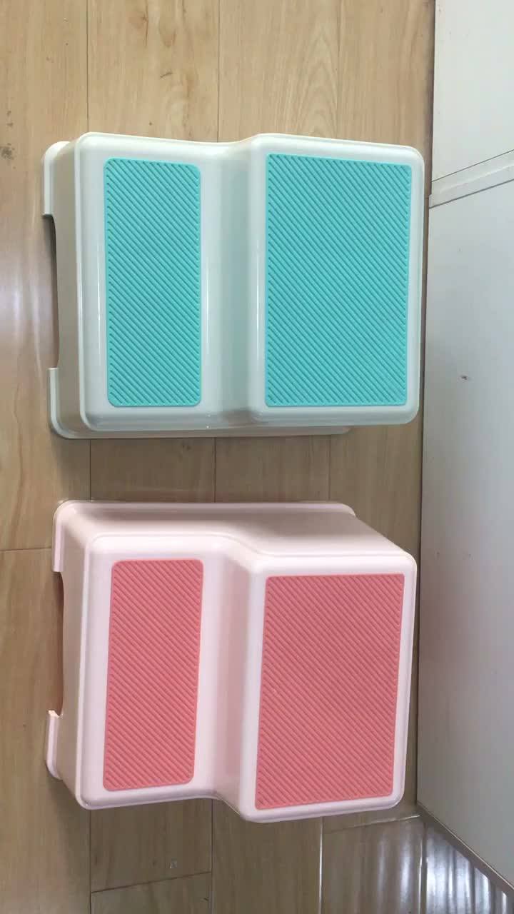 Portable Anti-slip Potty Training Kids Toddler's Two Step Stool,Toddler ...
