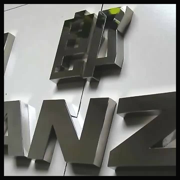 For Car Metal Adhesive Channel Letter Manufacturer Customized Aluminium ...