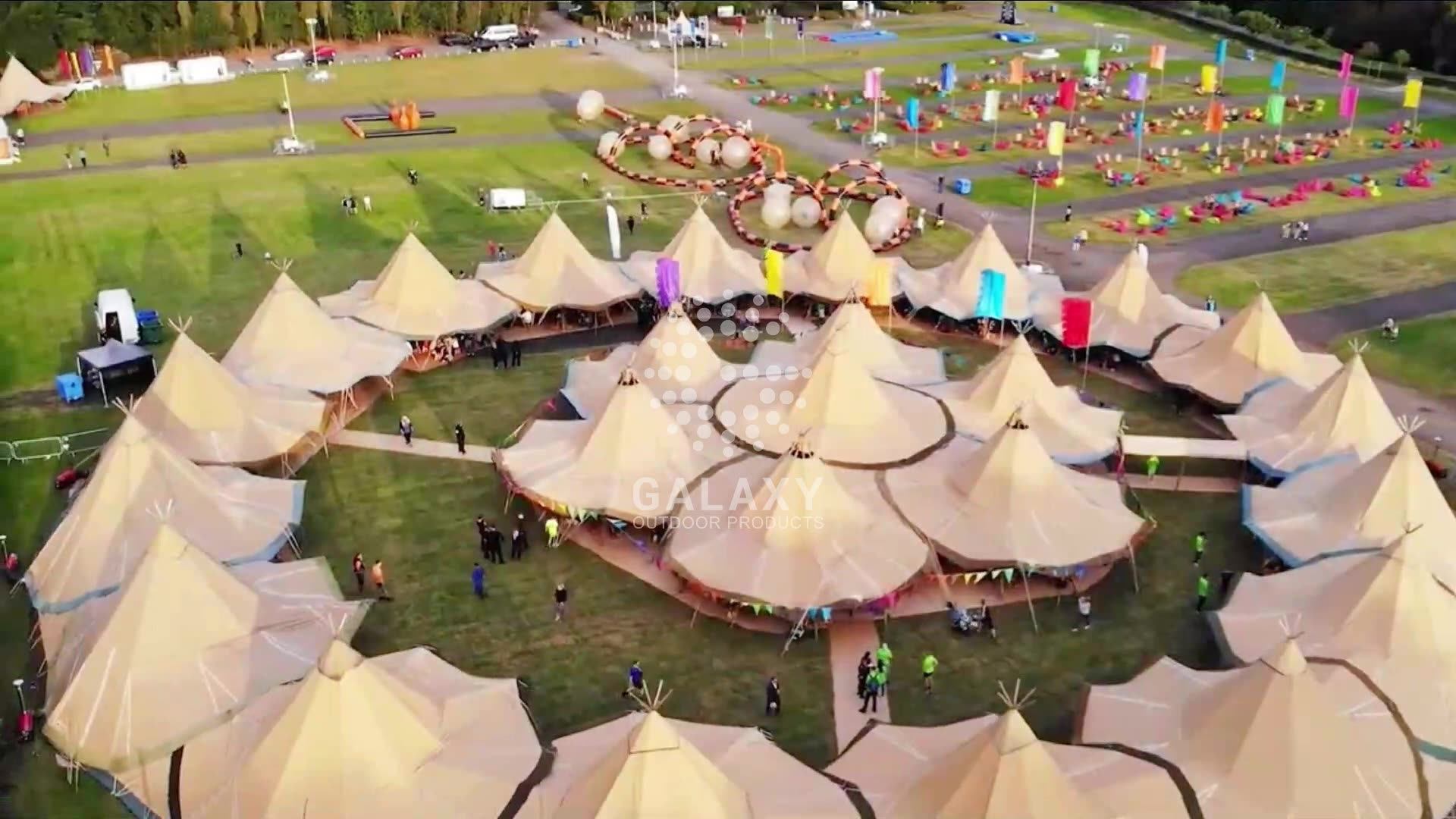 Luxury 2024 Tipi Indian Safari Tent Large Waterproof Tipi Indian Safari ...