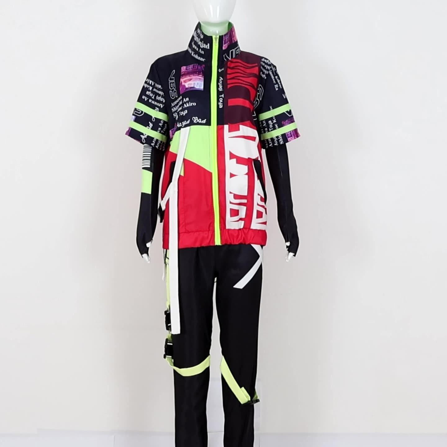 Anime Cosplay Costume Project Sekai Outfits Clothes Colorful Stage ...